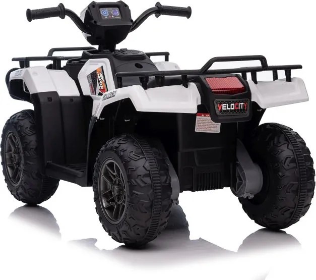 LEAN CARS Čtyřkolka na akumulátor JC915, bílá