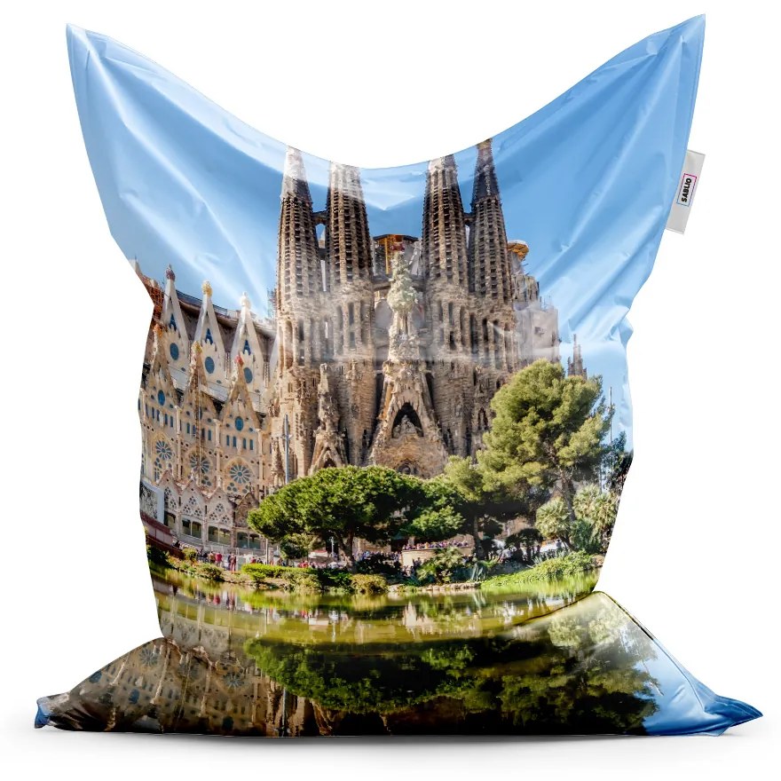 Sablio Sedací vak Classic Barcelona Sagrada Familia - 150x100 cm