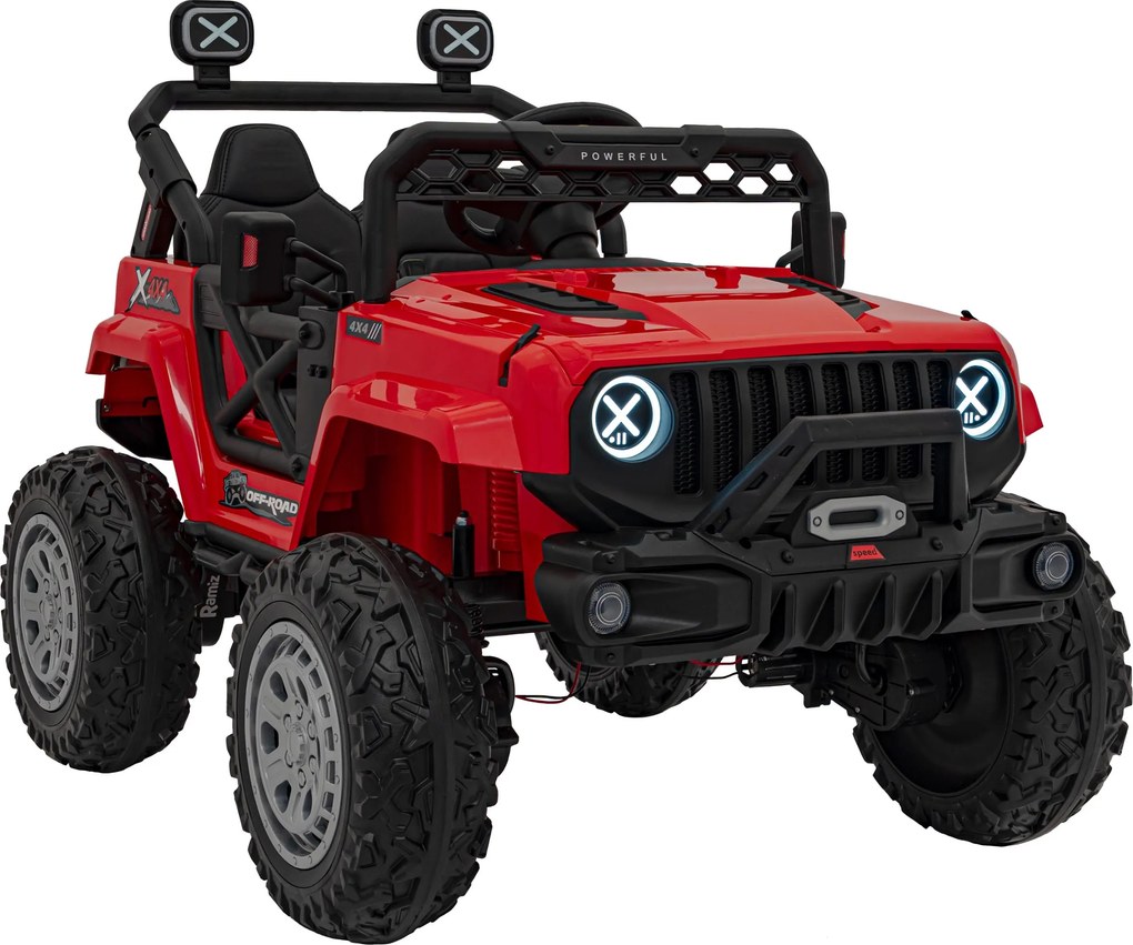 Ramiz Dětské elektrické auto OFF ROAD Speed Červené