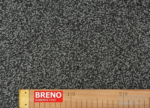 Breno Metrážový koberec DAKOTA 1025 - 78, šíře 400 cm, Šedá