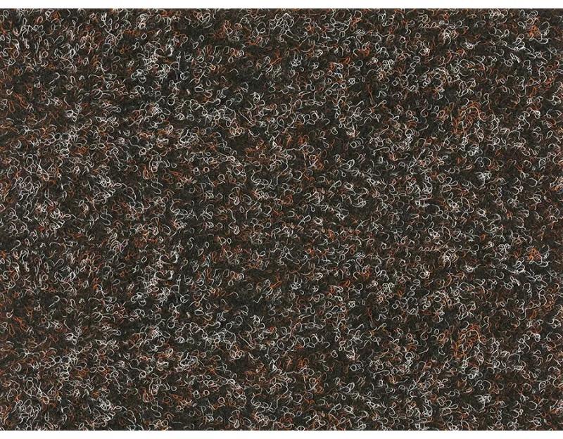 SPOLTEX Metrážový koberec SANTANA / 80 HNĚDÁ podklad GUMA BARVA: Hnědá, ŠÍŘKA: 4 m