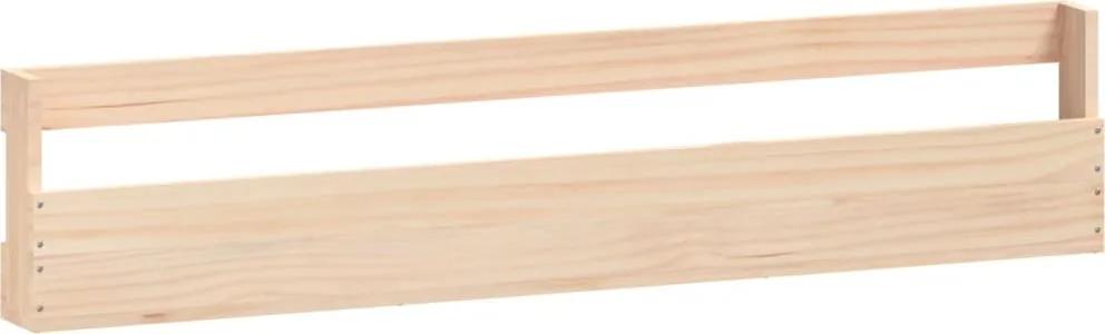 vidaXL Nástěnné botníky 2 ks 110x9x23 cm masivní akáciové dřevo [833275] Barva: Přírodní