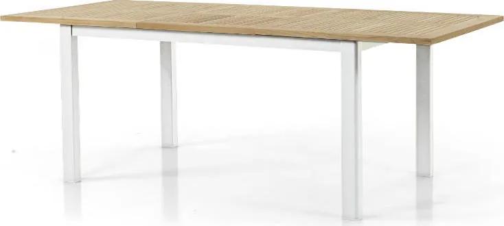 Brafab Záhradný stôl 152-210 cm LYON - Biela
