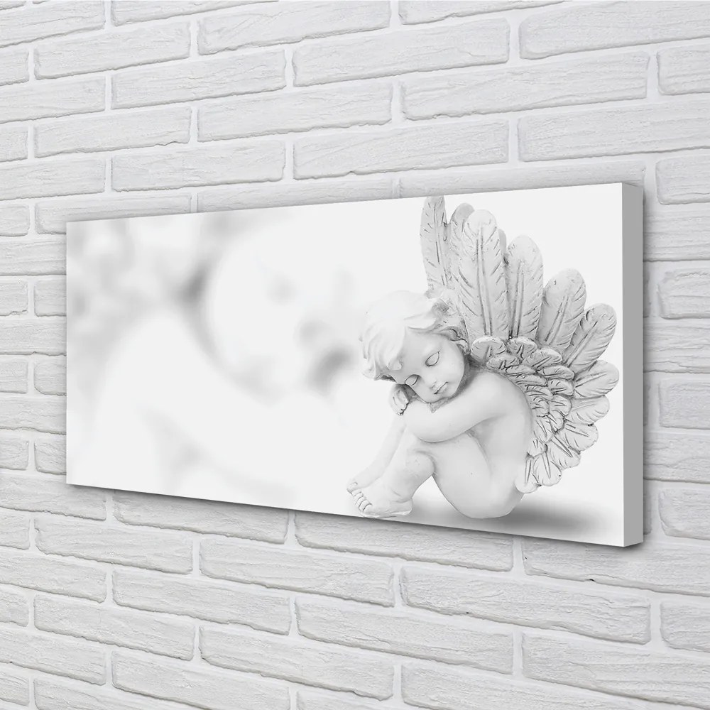 Obrazy na plátně spící anděl 125x50 cm