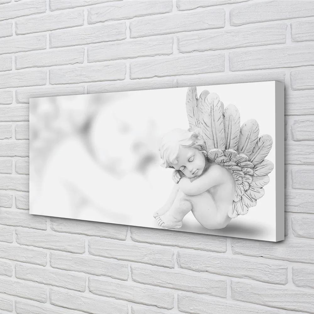 Obrazy na plátně spící anděl 140x70 cm