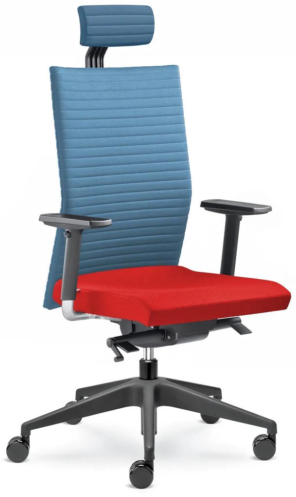 LD seating Element 430-SYS - Kancelářská židle  - modrá/červená