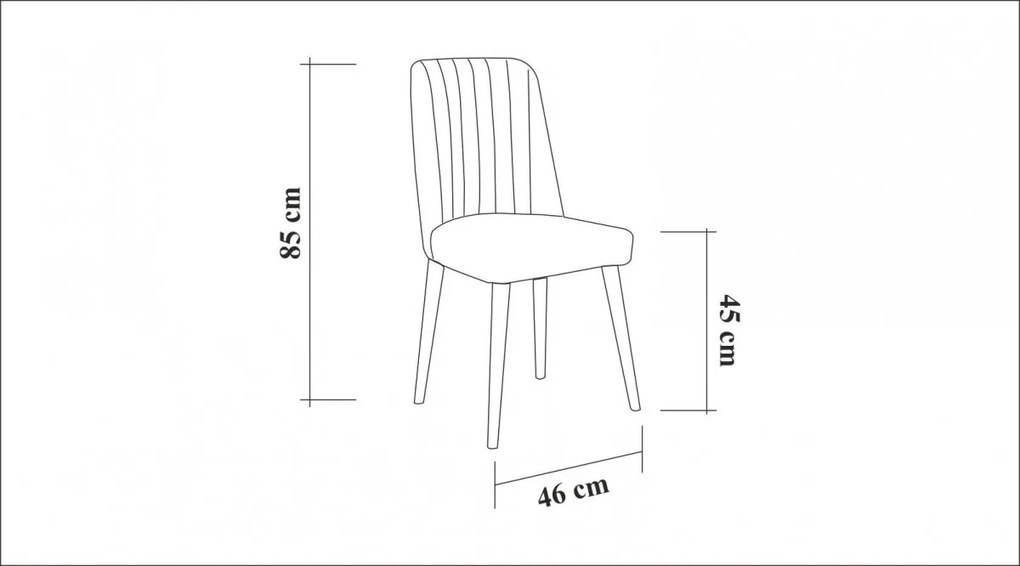 Jídelní židle VINA béžová/bílá