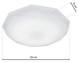 LED Stropní svítidlo HEX LED/12W/230V