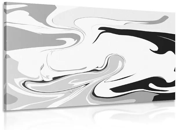 Obraz abstraktní vzor v černobílém provedení Varianta: 90x60