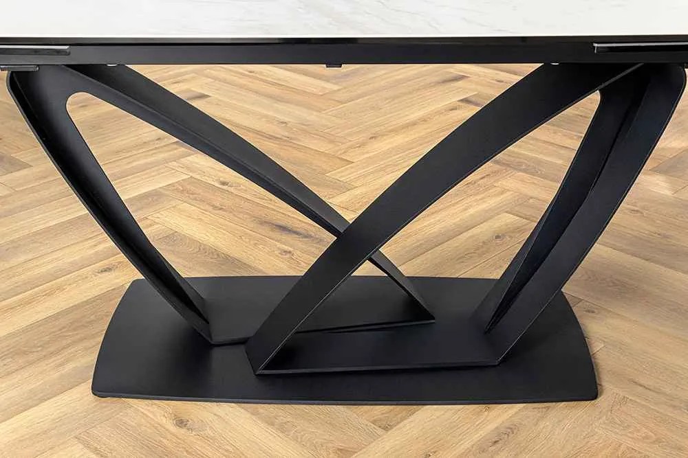 Roztahovací keramický stůl Vallerina 180-220-260 cm bílý