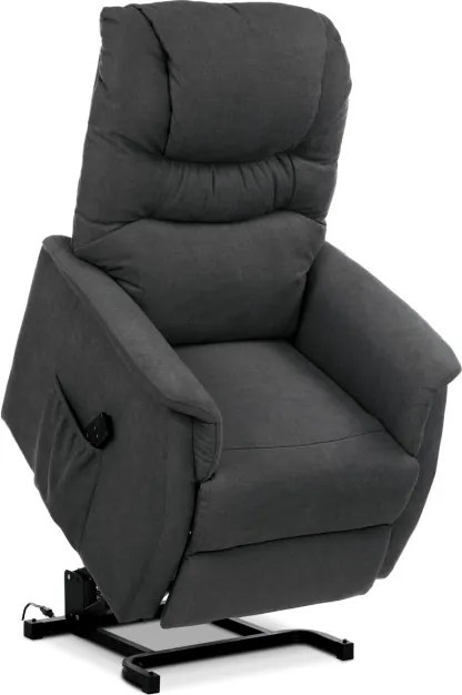 Polohovací křeslo šedé, elektrické TV-1171 GREY2