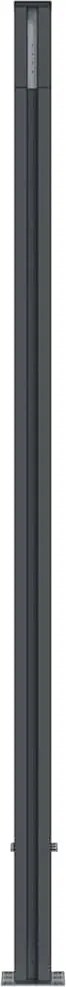 Plotový dílec hnědý 699 x 186 cm WPC 3282801