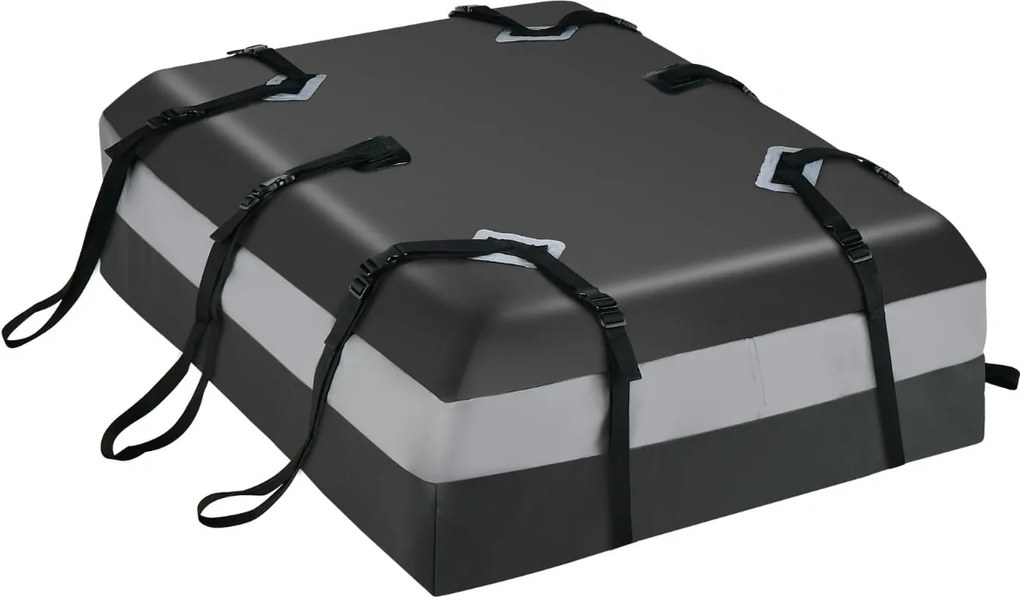 Costway Střešní box 420 l pro auto s kombinovaným zámkem a 6 dveřními háky