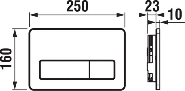 Závěsné WC + prkénko DEEP + tlačítko DUAL + podomítkový modul + podložka