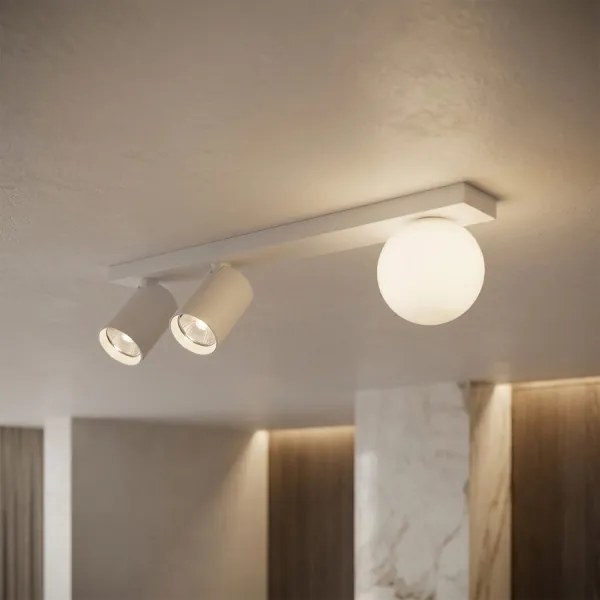 Brilagi - Bodové svítidlo SELE BALL 2xGU10/30W/230V + 1xG9/10W bílá