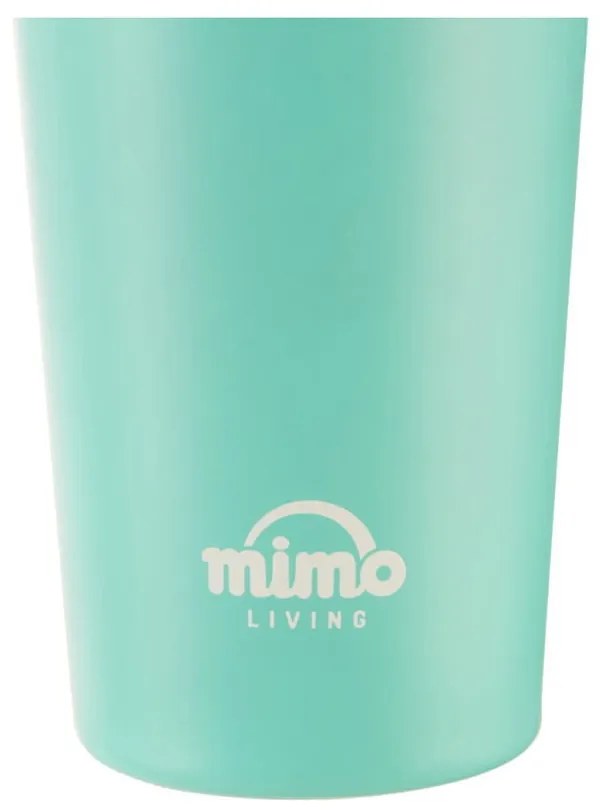 Tyrkysový nerezový cestovní termohrnek Premier Housewares Mimo, 380 ml