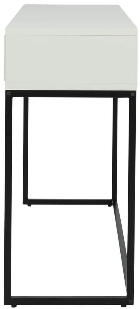Konzolový stolek pili 118 x 36 cm bílý MUZZA