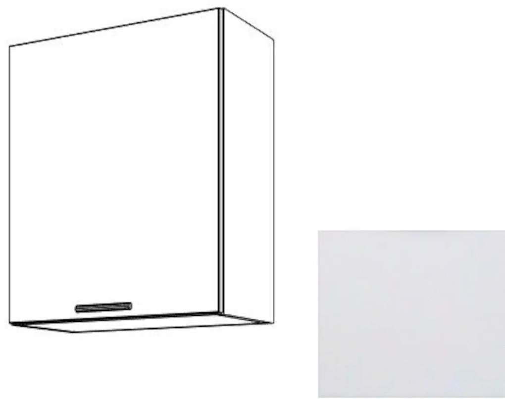 Kuchyňská skříňka s dvířky horní Naturel Gia 60 cm bílá mat W6072BM