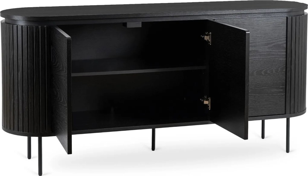 Komoda Beck 160 cm černá