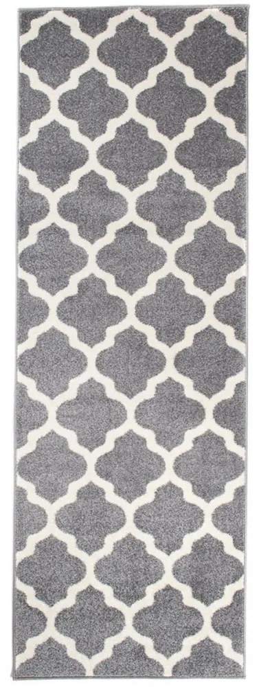 Kusový koberec Berda šedý atyp 100x250cm