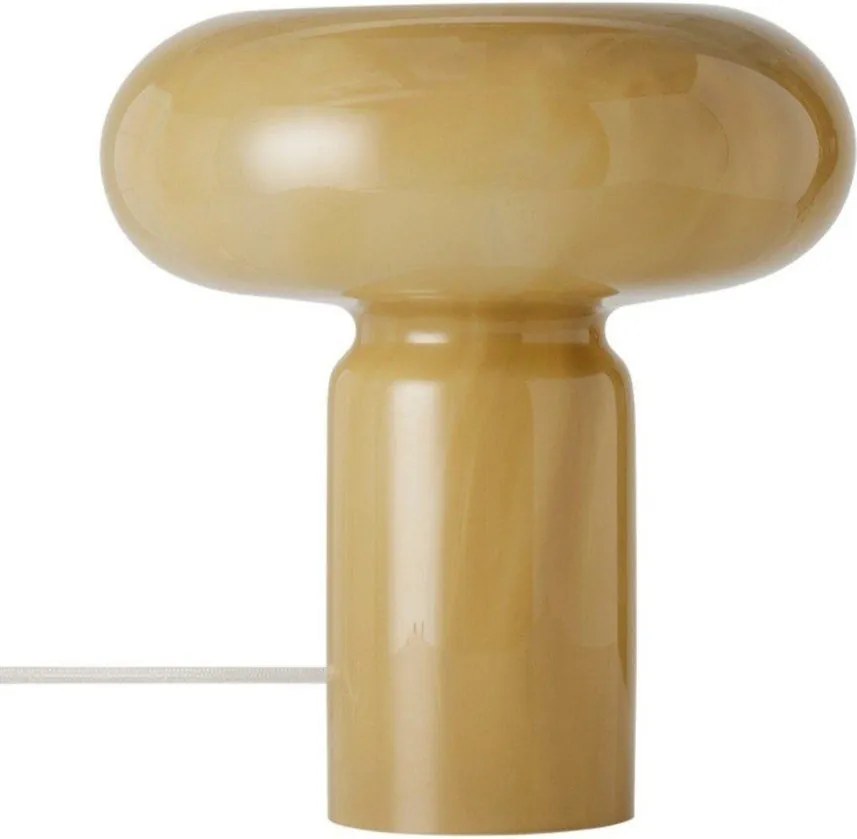 Khaki skleněná stolní lampa (výška 28 cm) Aurora – Ellos Home