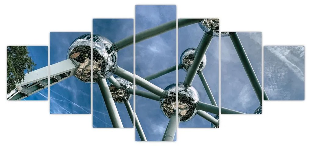 Obraz - atomium v Bruselu (210x100 cm)