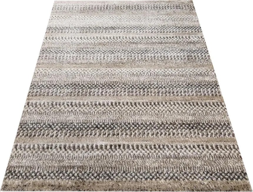 DY Béžový koberec s abstraktním vzorem Panamero 12 Rozměr: 60x100 cm