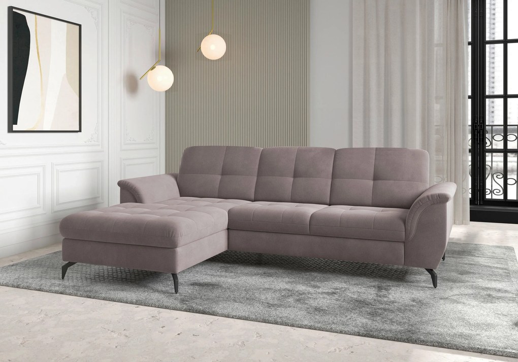 XXXLutz ROHOVÁ SEDAČKA, textil, šedohnědá Sit & More - Sedací soupravy - 000144013344