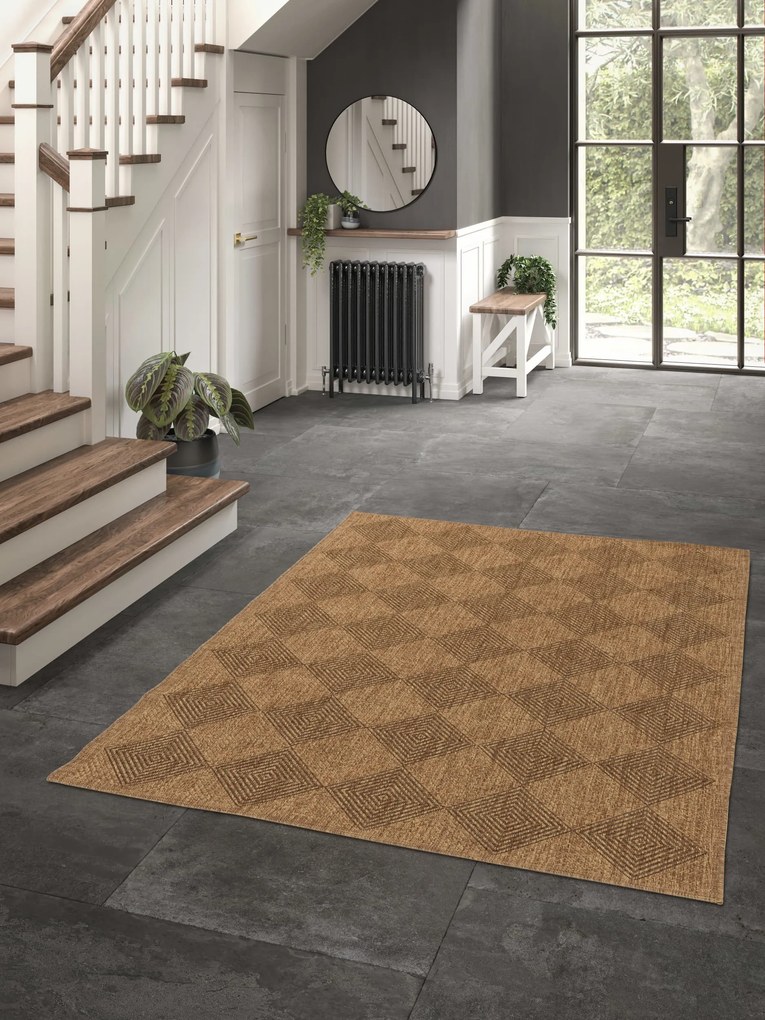 Balta, Kusový koberec Jack 28811-077 – na ven i na doma, 80x150, hnědá, chodba / předsíň