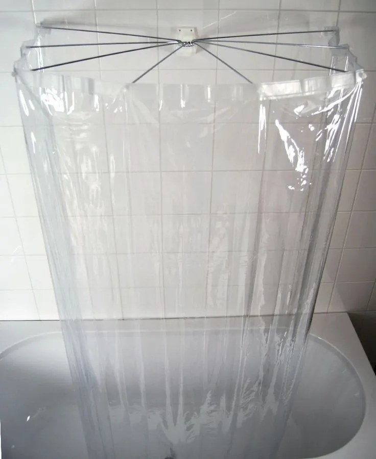 Ridder OMBRELLA skládací sprchová kabina, 100x70cm, průhledná