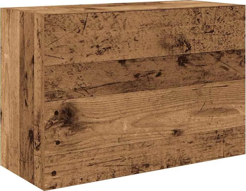 vidaXL Koupelnová nástěnná skříňka 60 x 25 x 40 cm kompozit [860070] Barva: Černá
