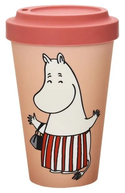 Cestovní hrnek Moominmamma oranžový 450ml, NordicBuddies Finsko
