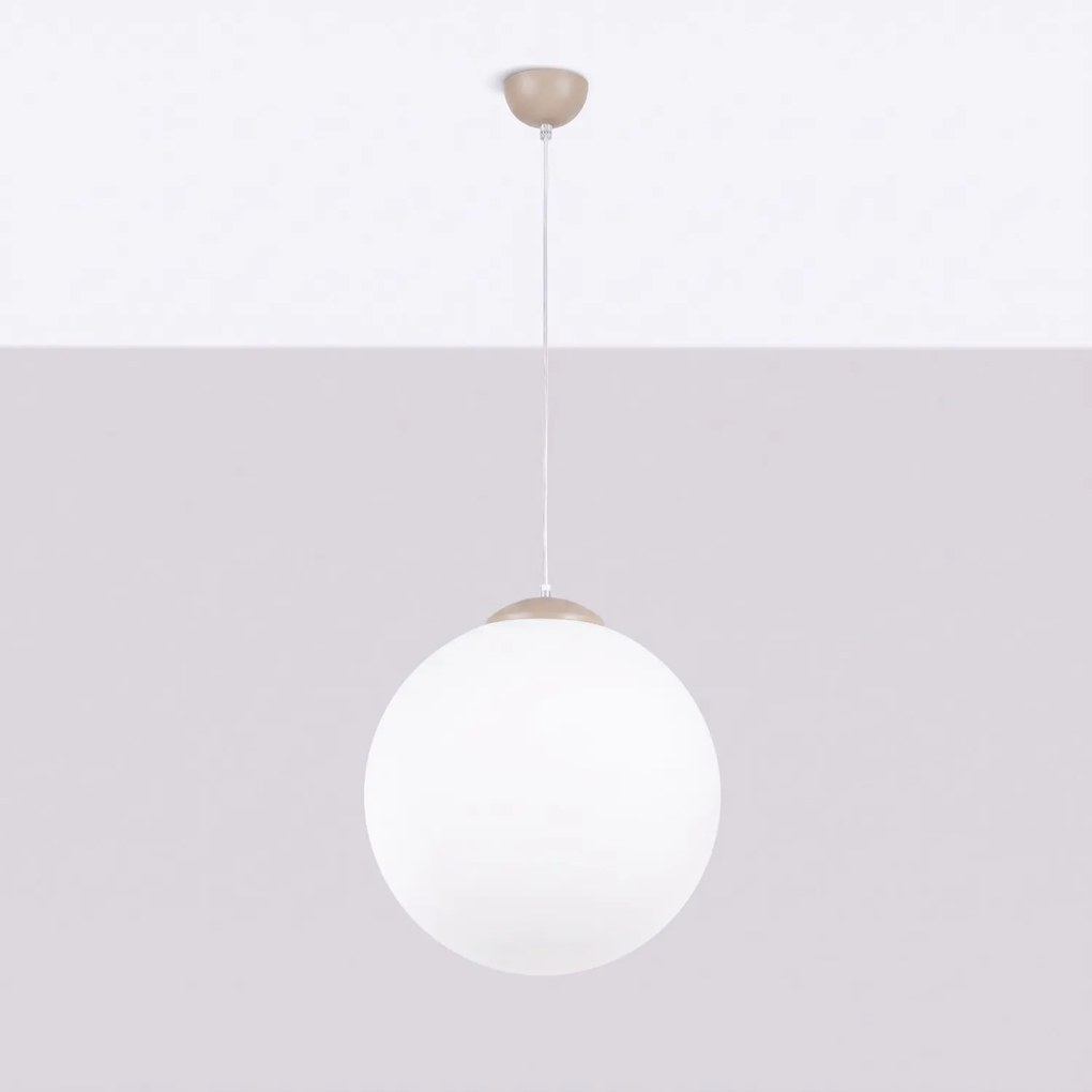 Sollux Lighting Závěsné svítidlo UGO 40 taupe