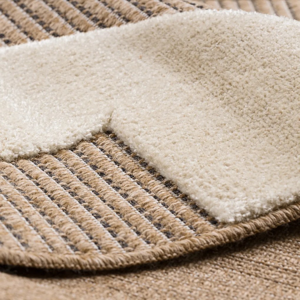 Dywany Łuszczów, Kusový koberec Spark 0696A beige/cream, 140x190, béžová, chodba / předsíň