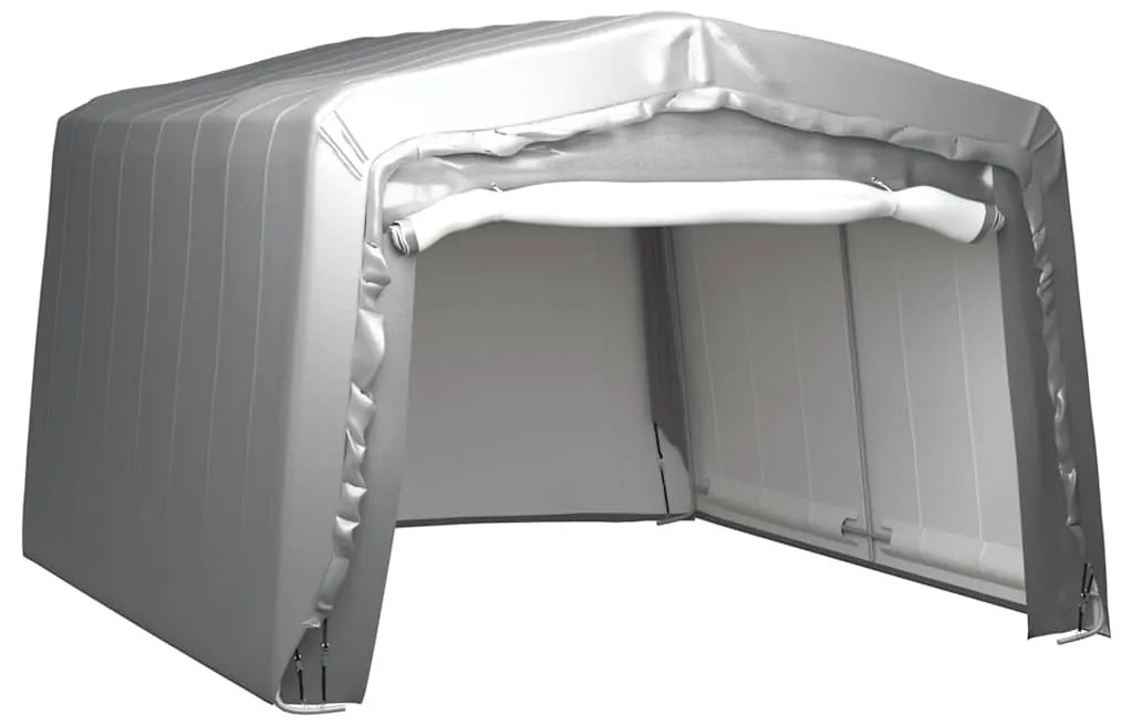 Úložný stan 370 x 370 cm ocelově šedý 3079591