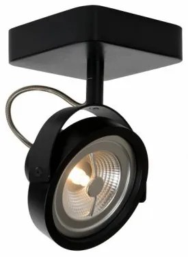 LUCIDE TALA LED Spot G53/12W 600LM 2700K Black, bodové svítidlo, bodovka