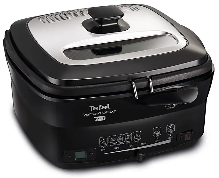 Tefal - Fritéza 2 l VERSALION DE LUXE 7v1 1600W/230V černá