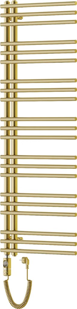Mexen Neptun, elektrické topné těleso 1400 x 500 mm, 600 W, zlatá lesklá, W101-1400-500-2600-50
