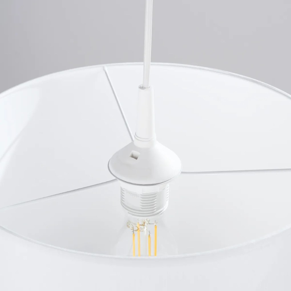 Sollux Lighting Závěsná lampa NOVA 30 bílá