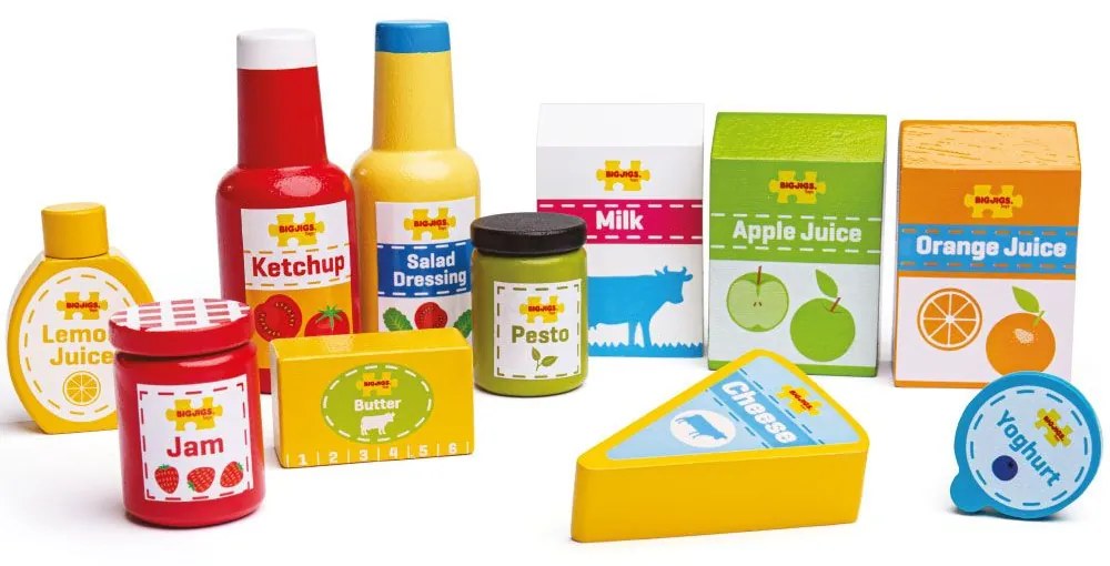 Bigjigs Toys Sada čerstvých potravin