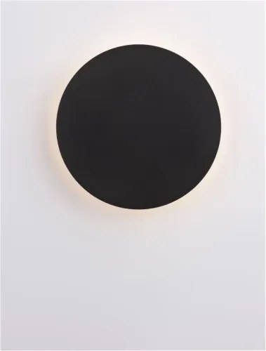 Nástěnné LED svítidlo NOVA LUCE CYRCLE 12W 3000K černé 9248154