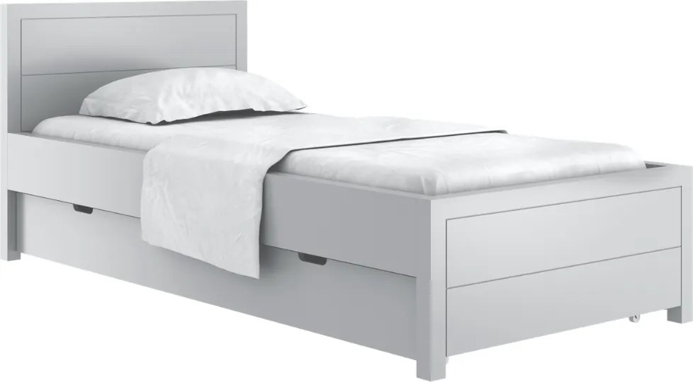 Přistýlkový šuplík pod postel SIMONE 90x190 cm na kolečkách Zvolte barvu: Kašmírová