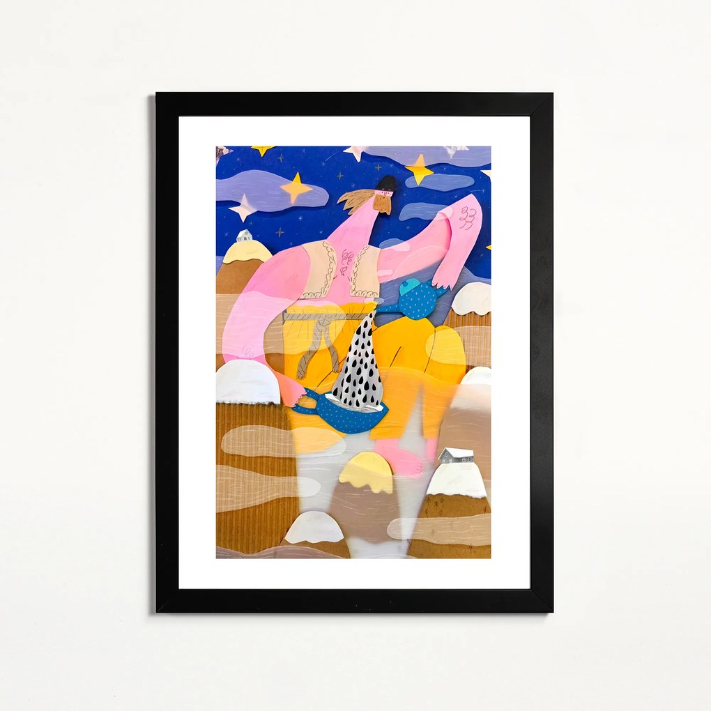 Alexandra Májová | Mountain tea Rám: Bílý, Velikost: 70 x 50 cm