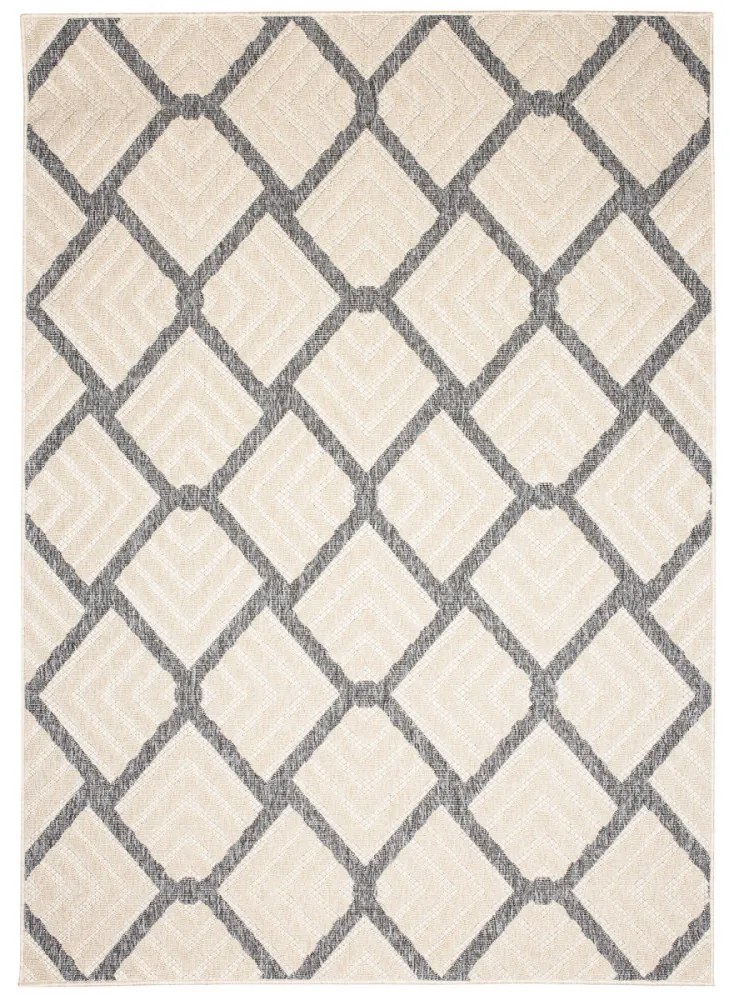 Kusový koberec Malibu krémově šedý 120x170cm