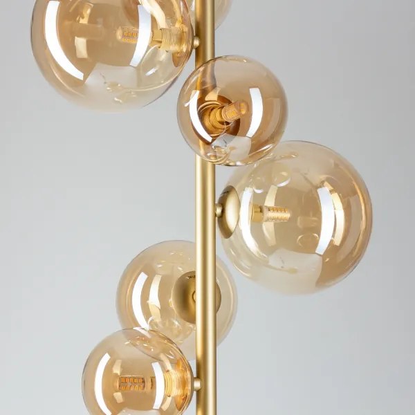 Brilagi - LED Stojací lampa MILLA 7xG9/3W/230V zlatá