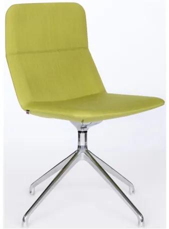 LD seating Konferenční křeslo FLEXI Light CHL,F20-N6 leštěné hliníkové područky GALERIE - Čalounění LD seating KŮŽE 6 / Kůže 2021