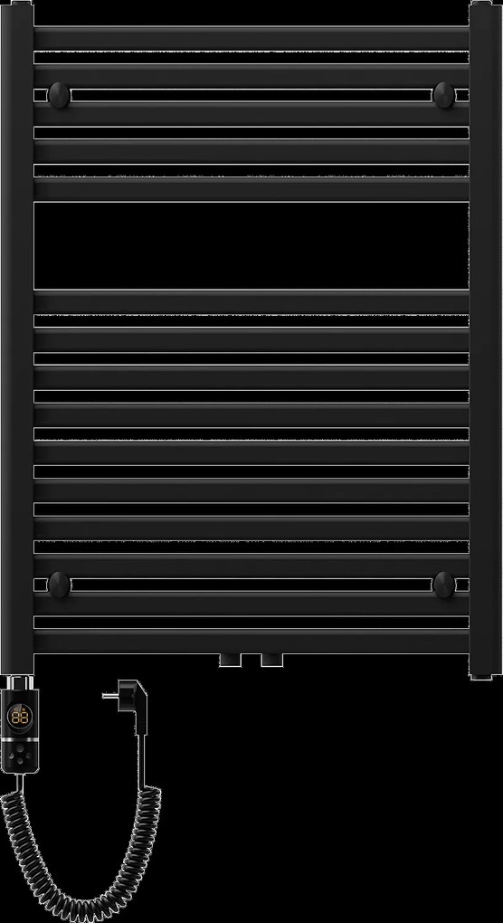 Mexen Hades, elektrické topné těleso 800 x 600 mm, 600 W, černá, W104-0800-600-2600-70