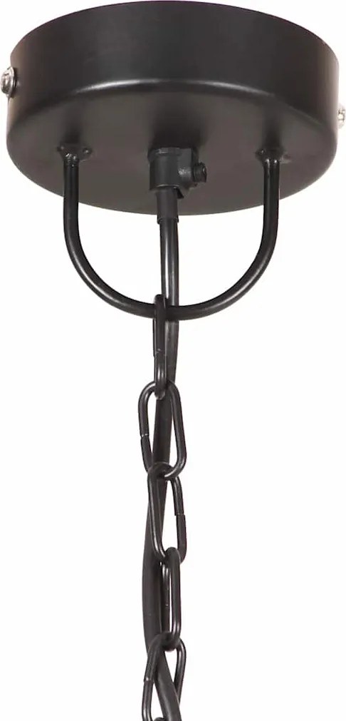 Industriální závěsné svítidlo 25 W černé kulaté 30 cm E27 320536
