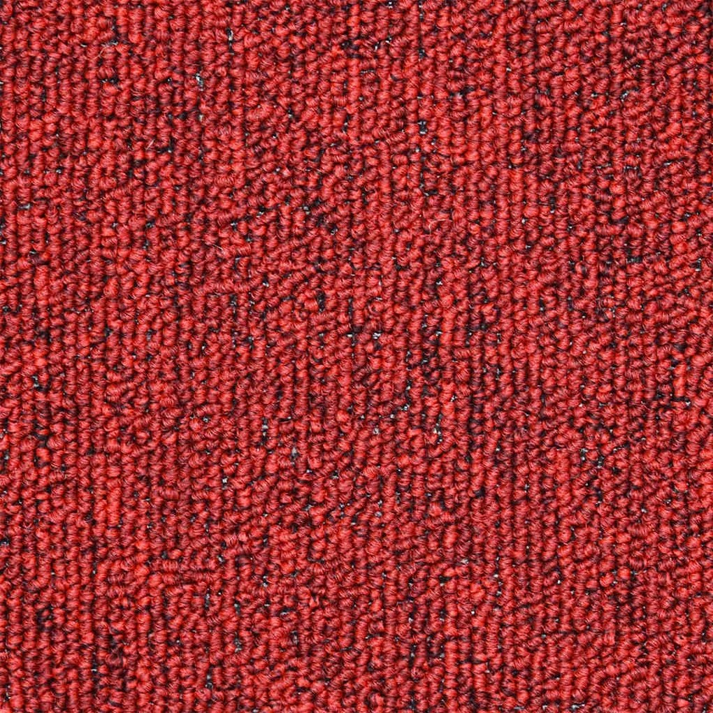 Schodové rohože 20 ks 56 x 17 x 3 cm červené půlkulaté 3365786