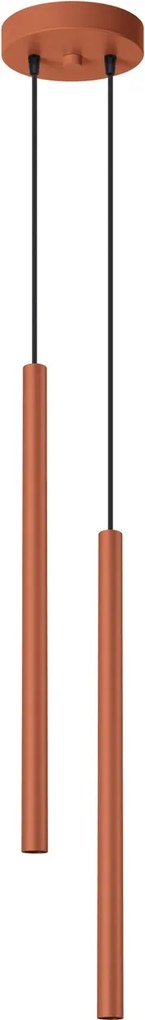 Sollux Lighting Závěsné svítidlo PASTELO 2 červené okrové